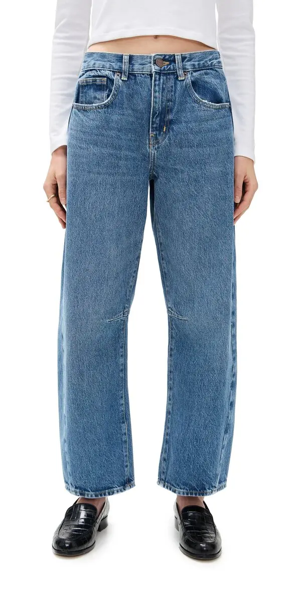 LA LIGNE Exaggerated Marilyn Jeans With Knee Darts