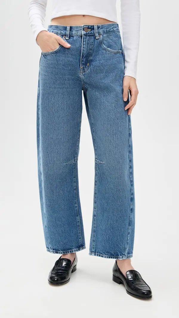 LA LIGNE Exaggerated Marilyn Jeans With Knee Darts