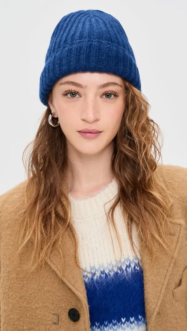 IVY ELLIS Cousteau Beanie - Blue