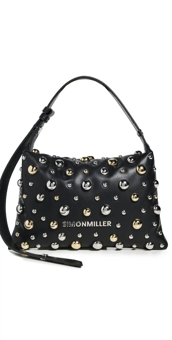 SIMONMILLER Studded Mini Puffin Bag