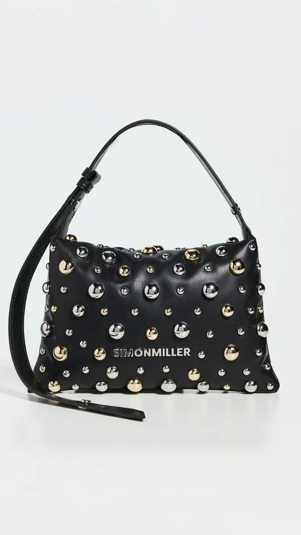 SIMONMILLER Studded Mini Puffin Bag