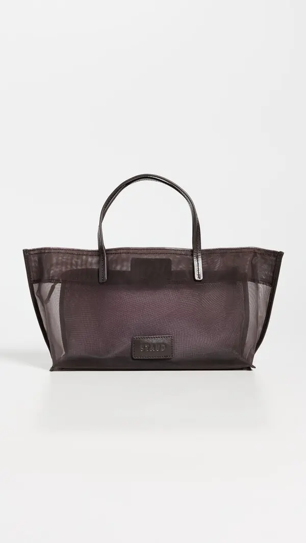 Staud Christos Mini Mesh Tote - Espresso