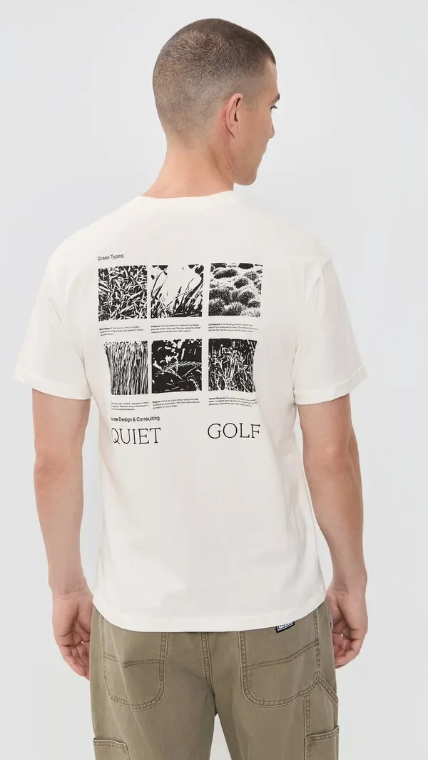 QUIET GOLF Grass Types T-shirt