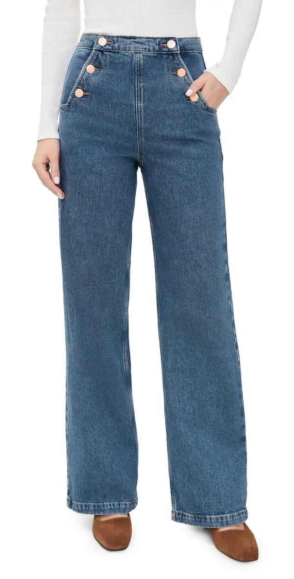 SEVENTY + MOCHI Margot Wide Leg Jeans