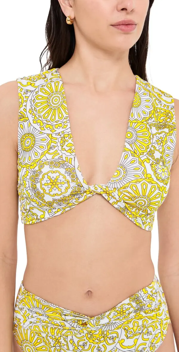 Ramy Brook Oliwia Bikini Top - Sunglow Combo