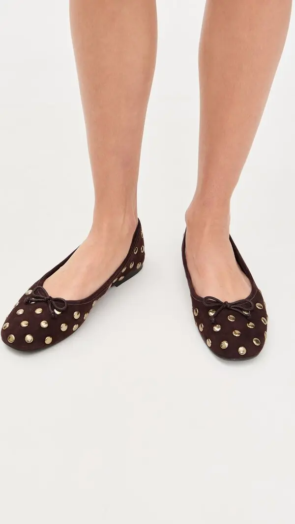 Sam Edelman Alie Studded Suede Flats