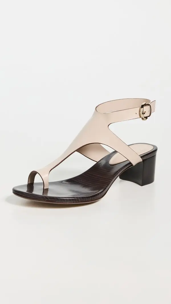 ALEXANDRE BIRMAN Eliah Block Heel Sandals - Shell