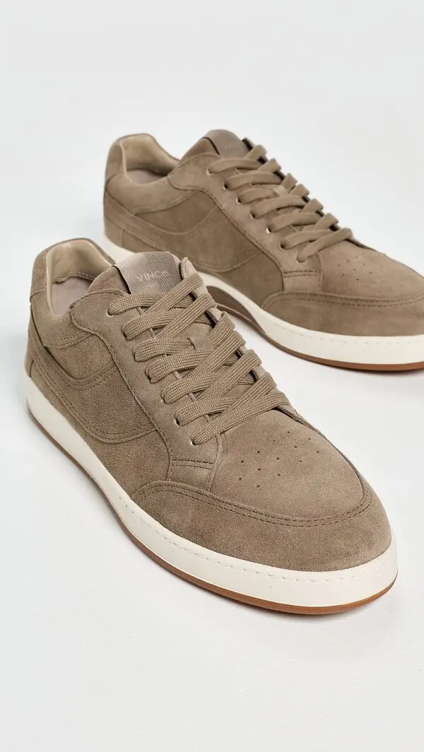 Vince Suede Lace-up Sneakers - Flint