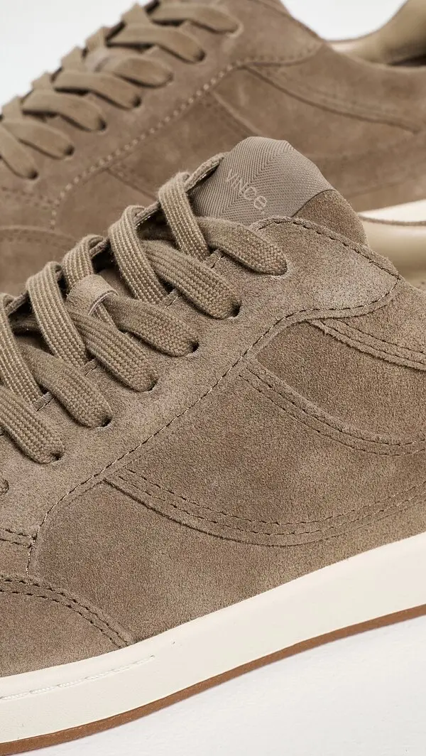 Vince Suede Lace-up Sneakers - Flint