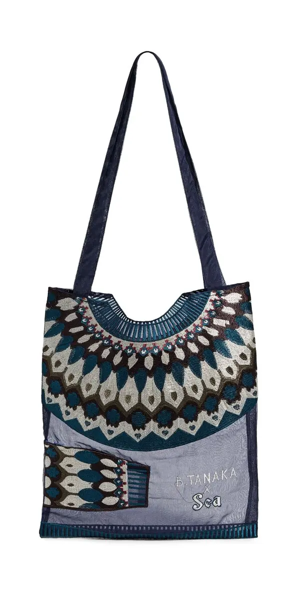 Sea Brigitte Tanaka X Antonia Fair Isle Tote