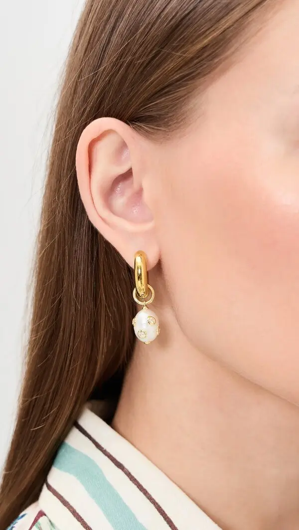 MARTHA CALVO Reef Hoop Earrings