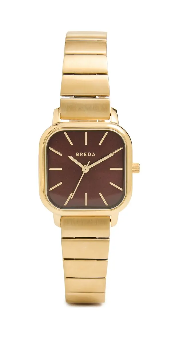 BREDA Esther Watch - Gold/espresso