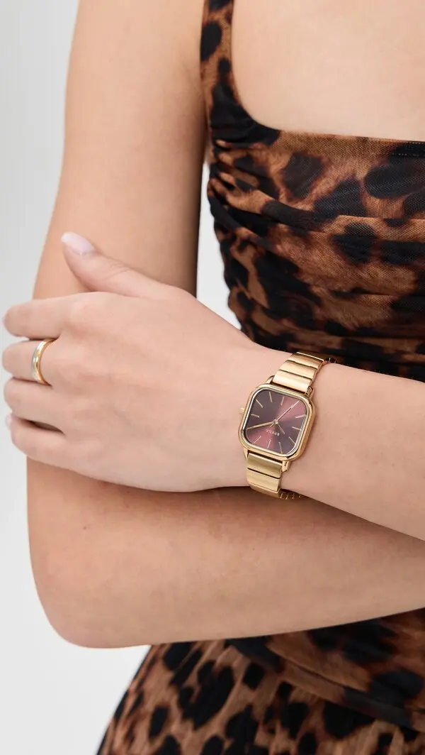 BREDA Esther Watch - Gold/espresso