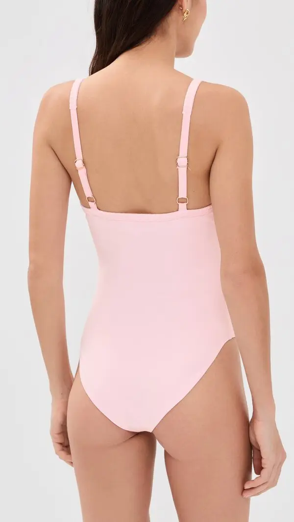 LoveShackFancy Brooksie Swimsuit - Starlit Pink