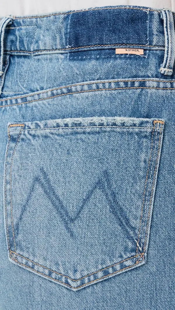 MOTHER Fringe Detail Jeans