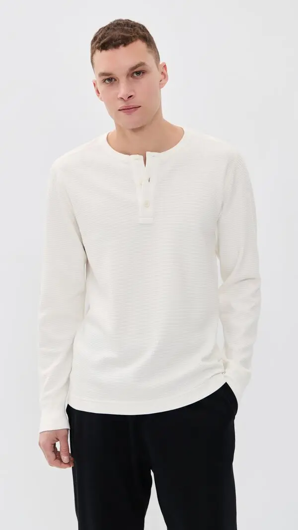 Reigning Champ Lightweight Waffle Henley