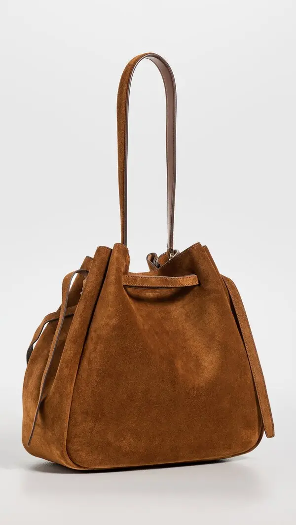Tory Burch Romy Large Bucket Bag - Caramel