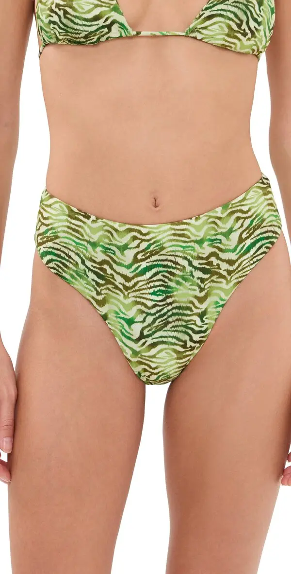 Peixoto Stella High-waist Bikini Bottom - Wild Grove