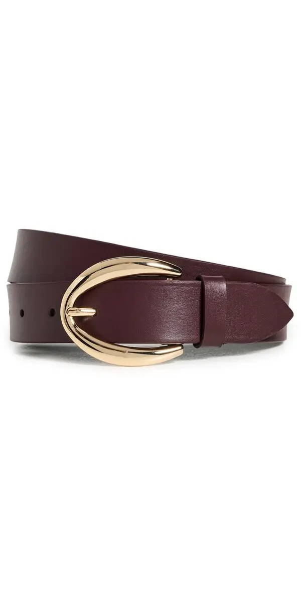 Vince 30mm Calf Leather Belt - Fig