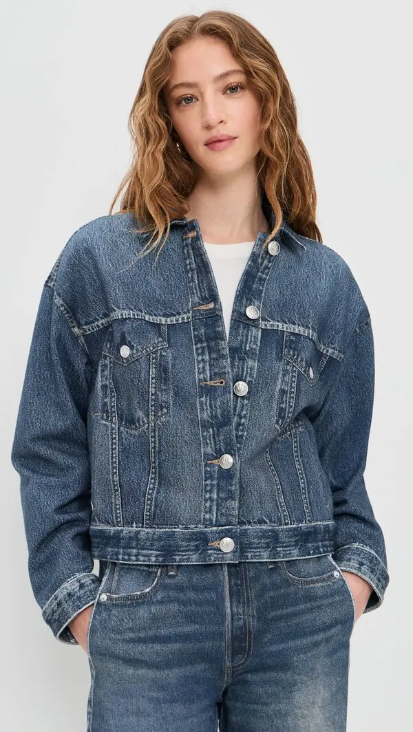 Rag & Bone Miramar Terry Trucker Jacket