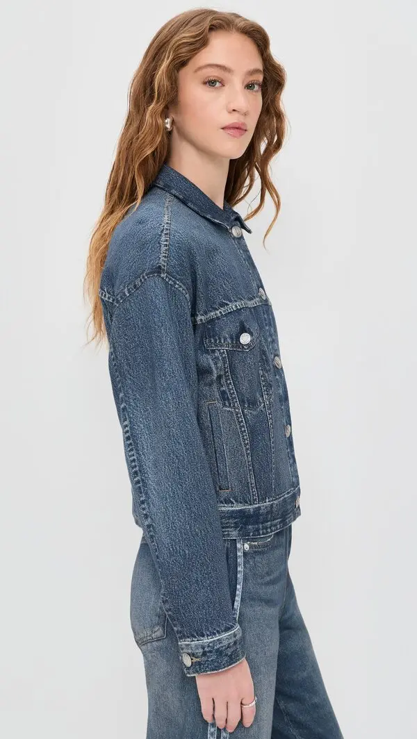 Rag & Bone Miramar Terry Trucker Jacket
