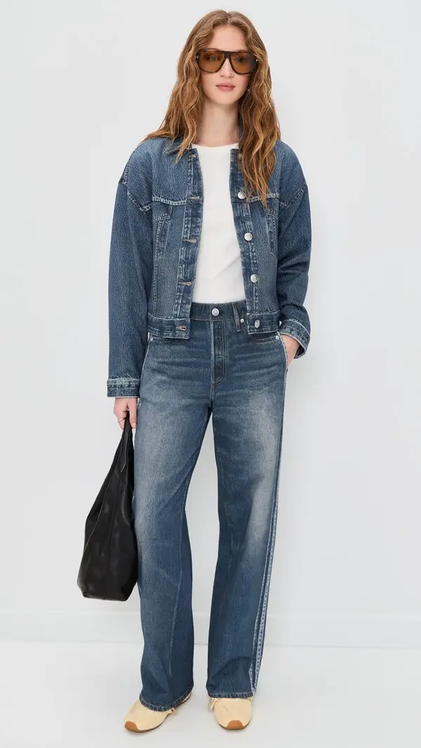 Rag & Bone Miramar Terry Trucker Jacket