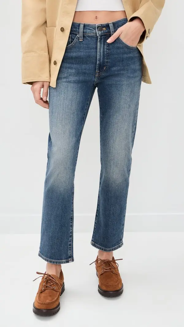 Madewell The Jules Slim Straight Jeans