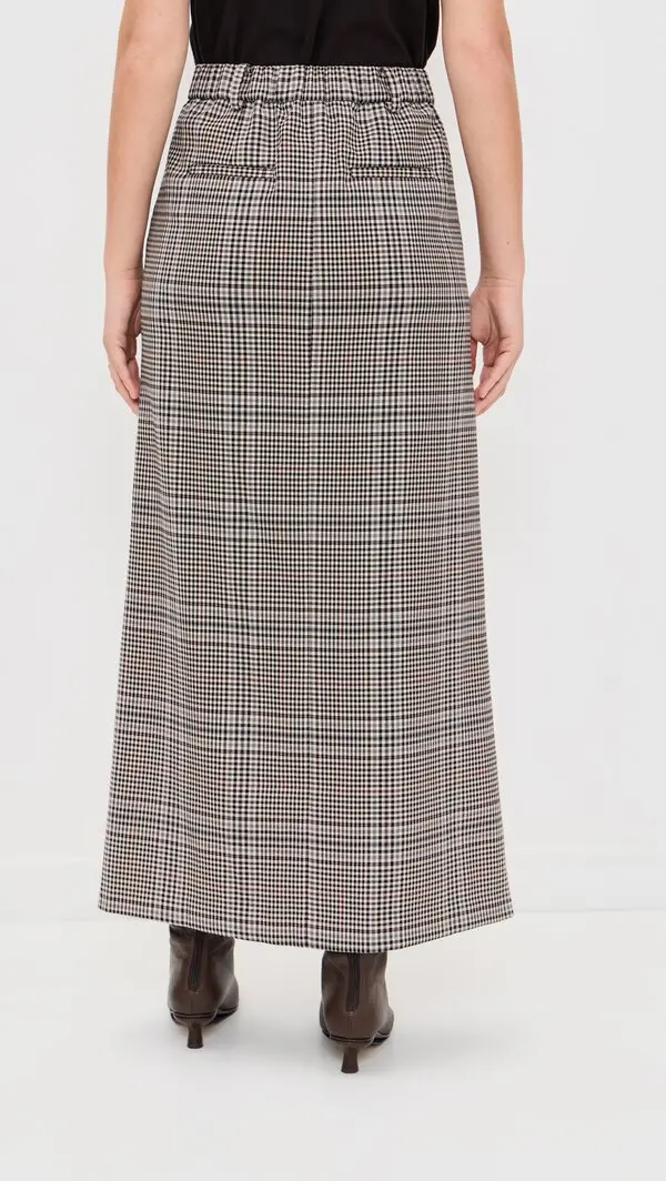 LE BOP Roxy Checked Skirt