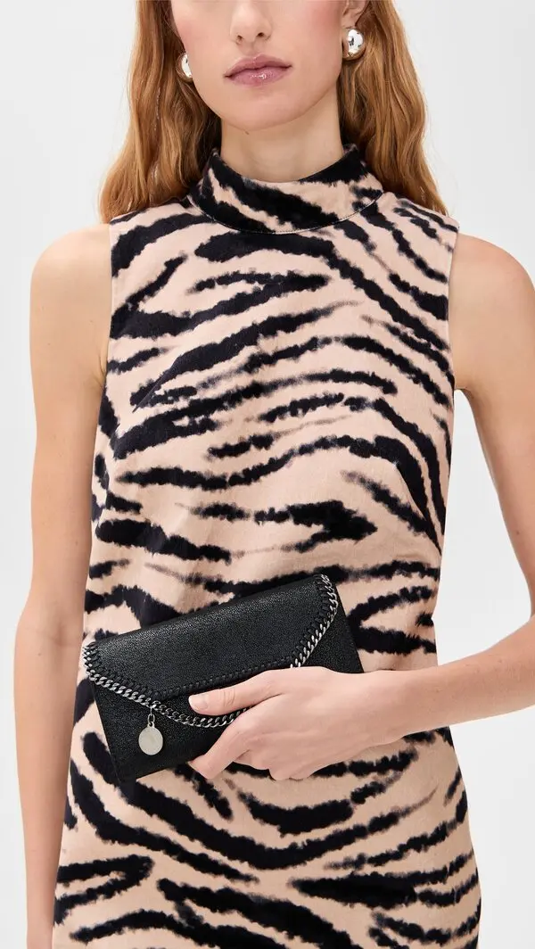Stella McCartney Falabella Continental Wallet - Black