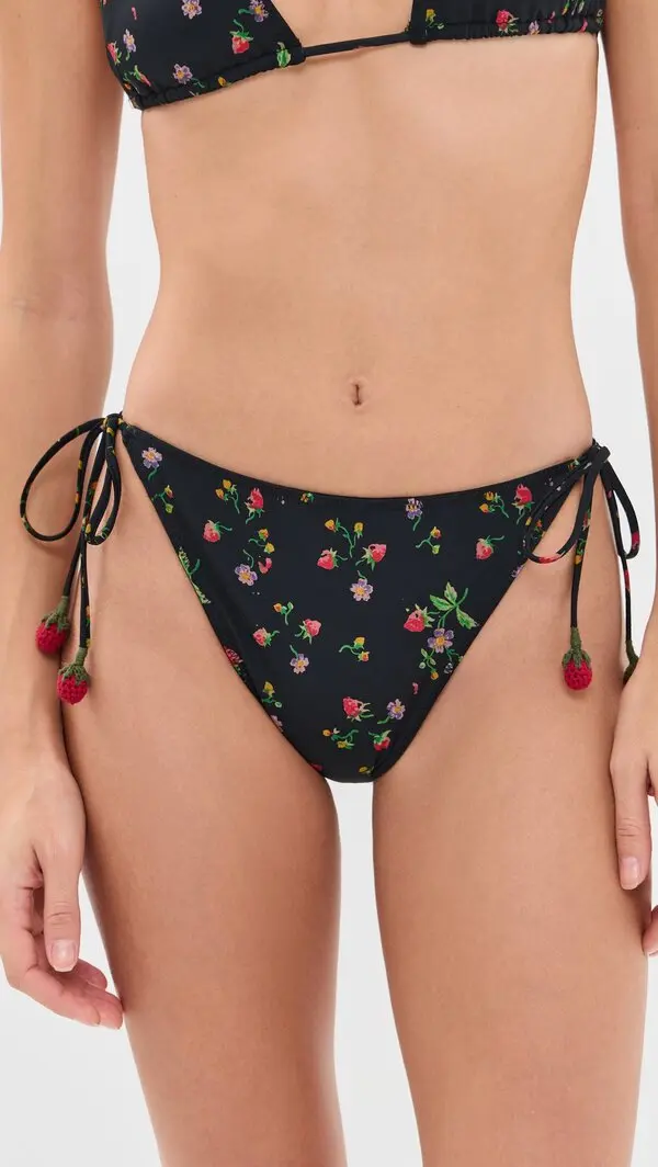 Sea Berry-print Bikini Bottom