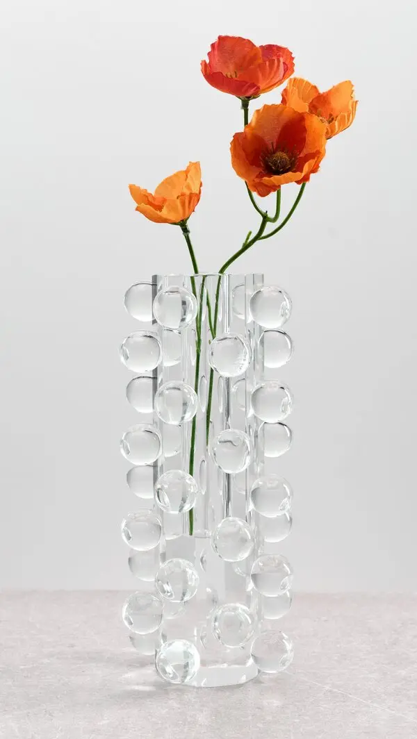 TIZO DESIGN Crystal Glass Bud Vase