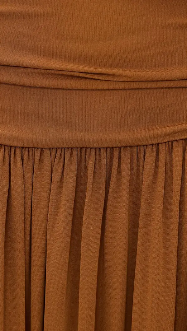 Françoise Nora Midi Skirt - Walnut