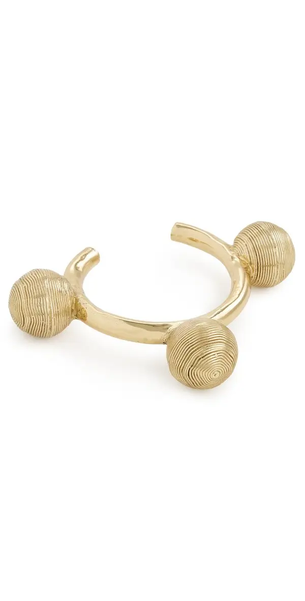 ALEMAIS Le Jardin Spiral Ball Bangle - Gold