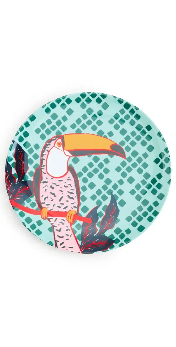 Farm Rio Toucan Print Plate - Multi