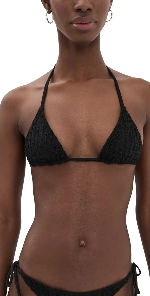 Peixoto Benji Bikini Top - Midnight Weave