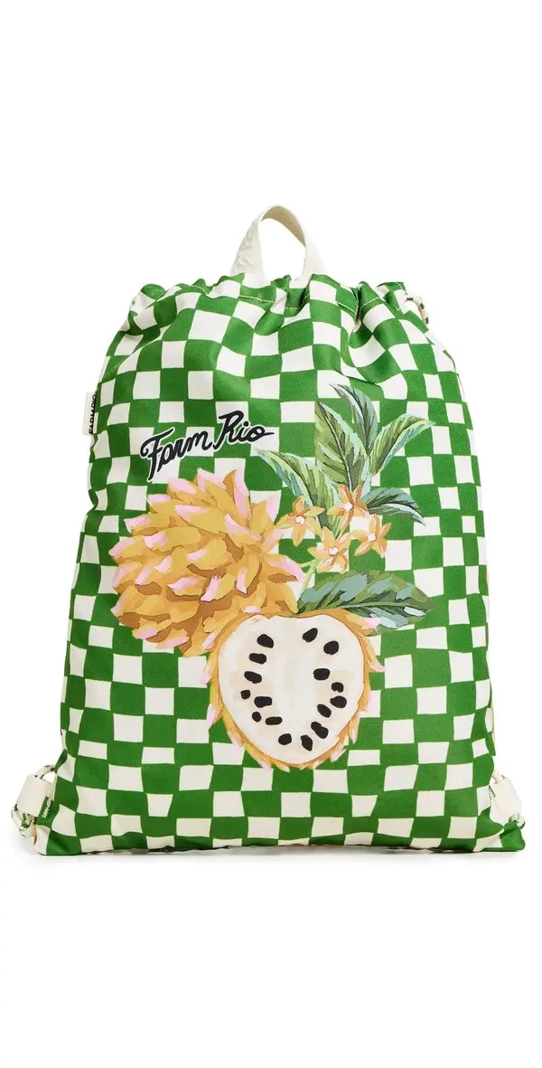 Farm Rio Printed Canvas Backpack - Multi