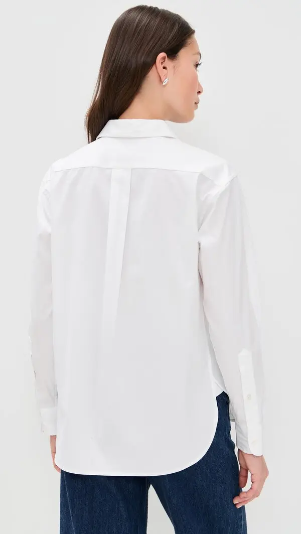 Polo Ralph Lauren Cotton Poplin Button Down Shirt - White