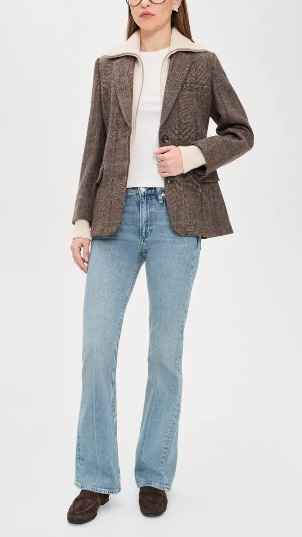 Rag & Bone Peyton Mr Full Length Bootcut Jeans - Everglade