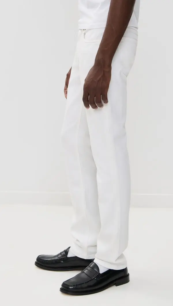 Paige Federal Transcend Slim Straight Jeans - Icecap