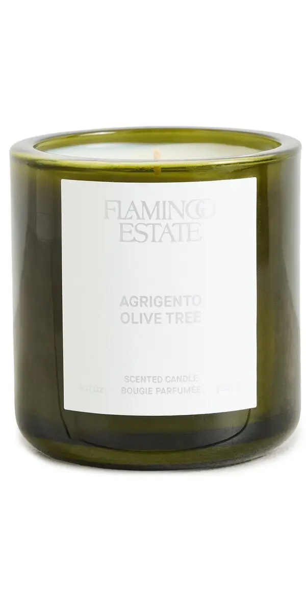 FLAMINGO ESTATE Ancient Agrigento Olive Tree Candle - Green