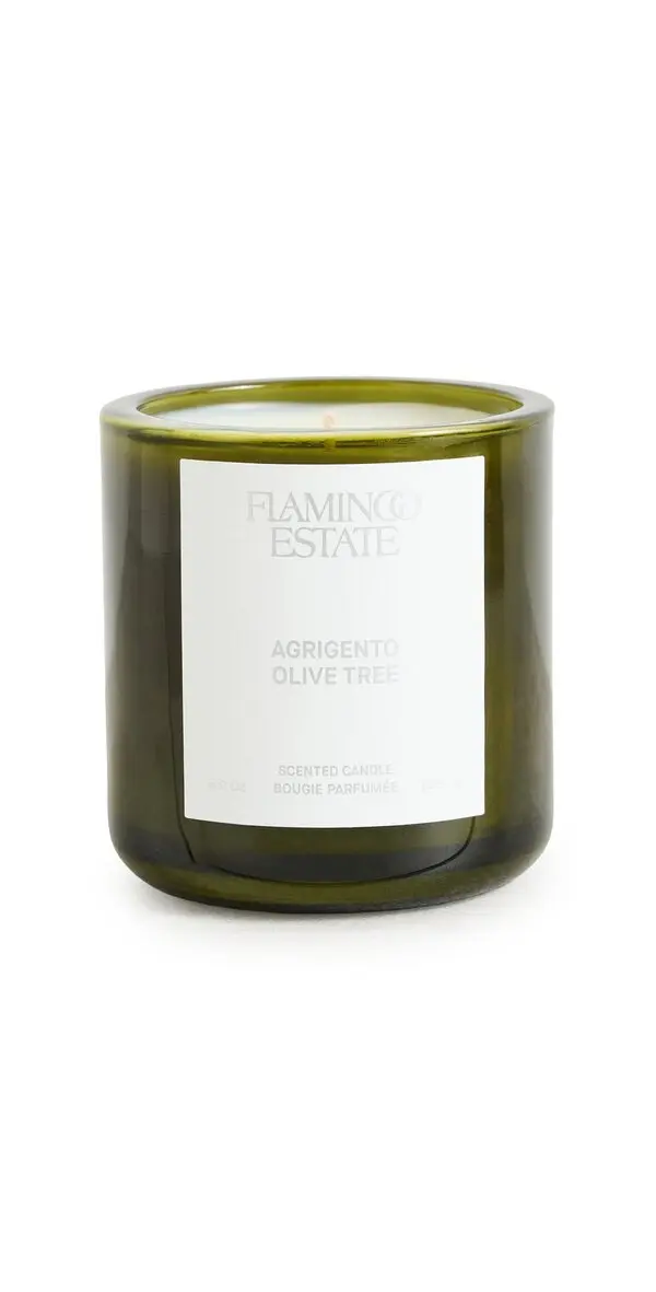 FLAMINGO ESTATE Ancient Agrigento Olive Tree Candle - Green