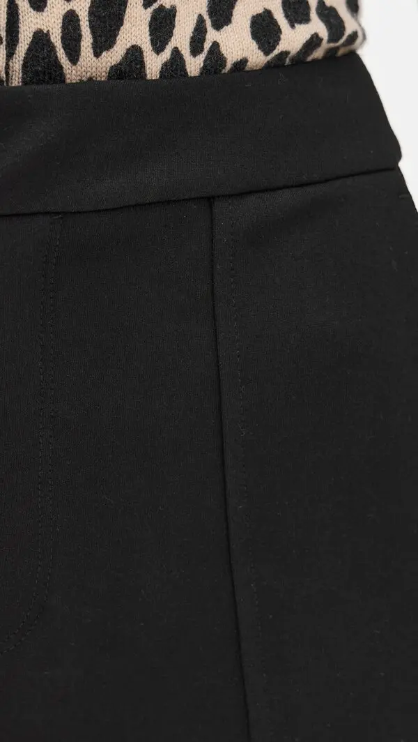 Paige Ponte Sofia Pants - Black