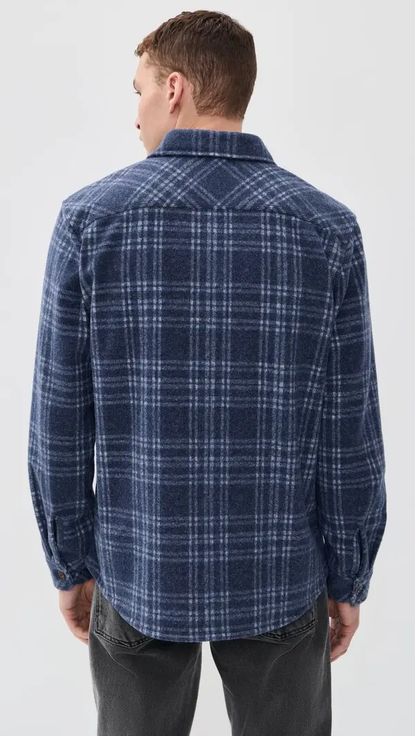 Rails Alder Plaid Stretch Flannel Shirt Jacket