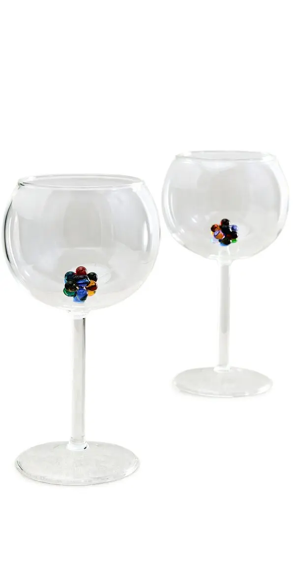 FAZEEK Bloom Wine Glasses Set Of 2