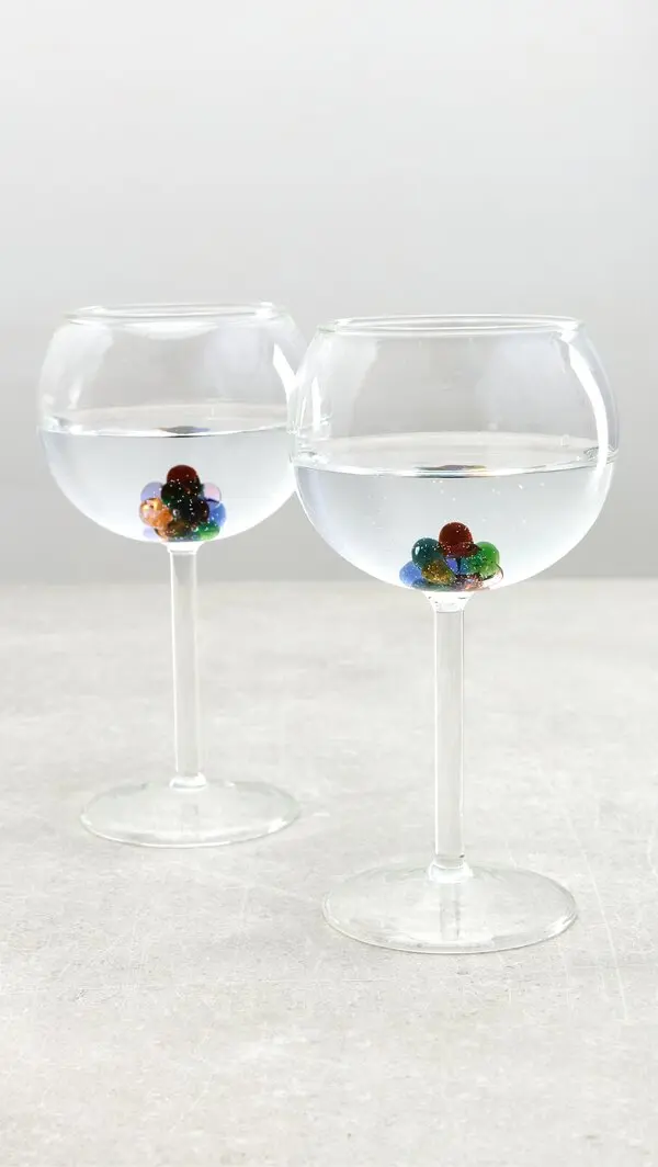 FAZEEK Bloom Wine Glasses Set Of 2