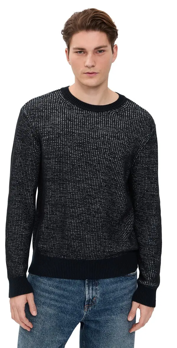 Rag & Bone Simon Marl Crew - Nvymt