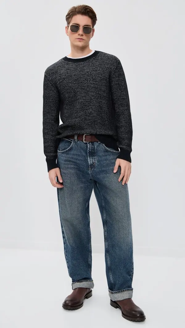 Rag & Bone Simon Marl Crew - Nvymt