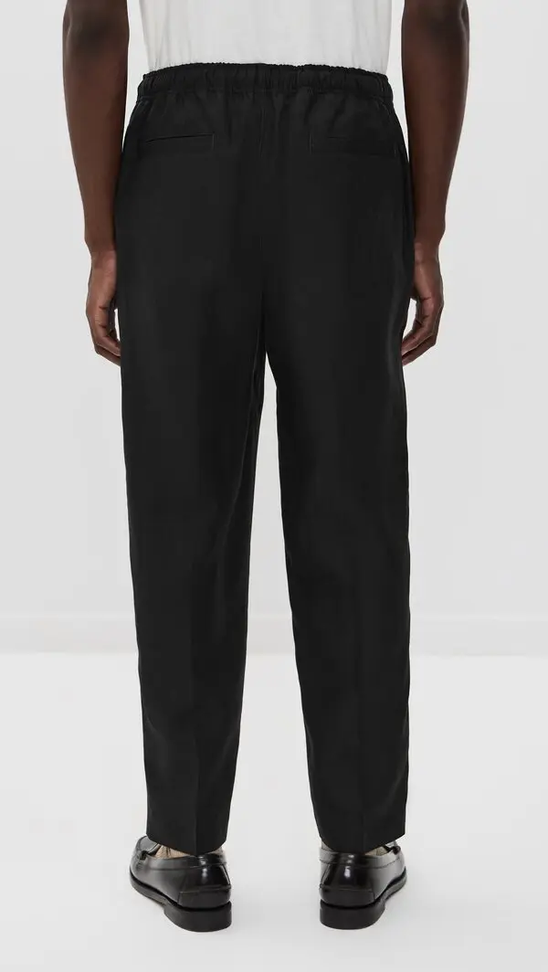 Orlebar Brown Alex Linen Pants - Black