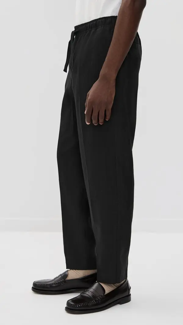 Orlebar Brown Alex Linen Pants - Black