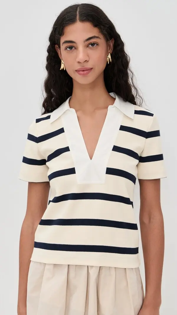 Tanya Taylor Melanie Striped Top